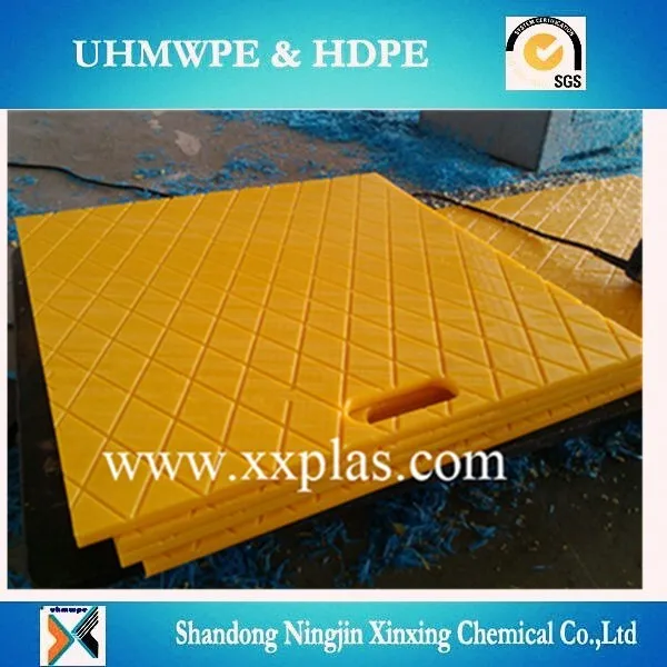 Uhmwpe Outrigger Pad Crane Foot Bearing Support Uhmwpe Outrigger Pad Jacking Pad For Crane Leg ...
