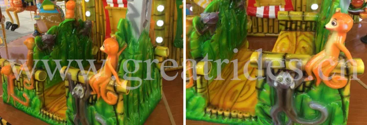 Madagascar Carousel - Fun Kiddie Amusement Ride for Sale