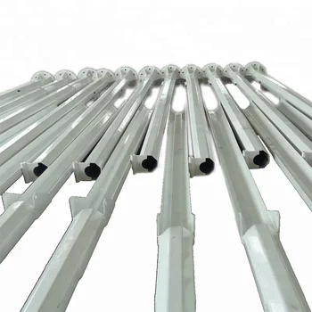 Hot Dip Galvanized Steel And Powder Coating 6m Hinged Street Light Pole ...