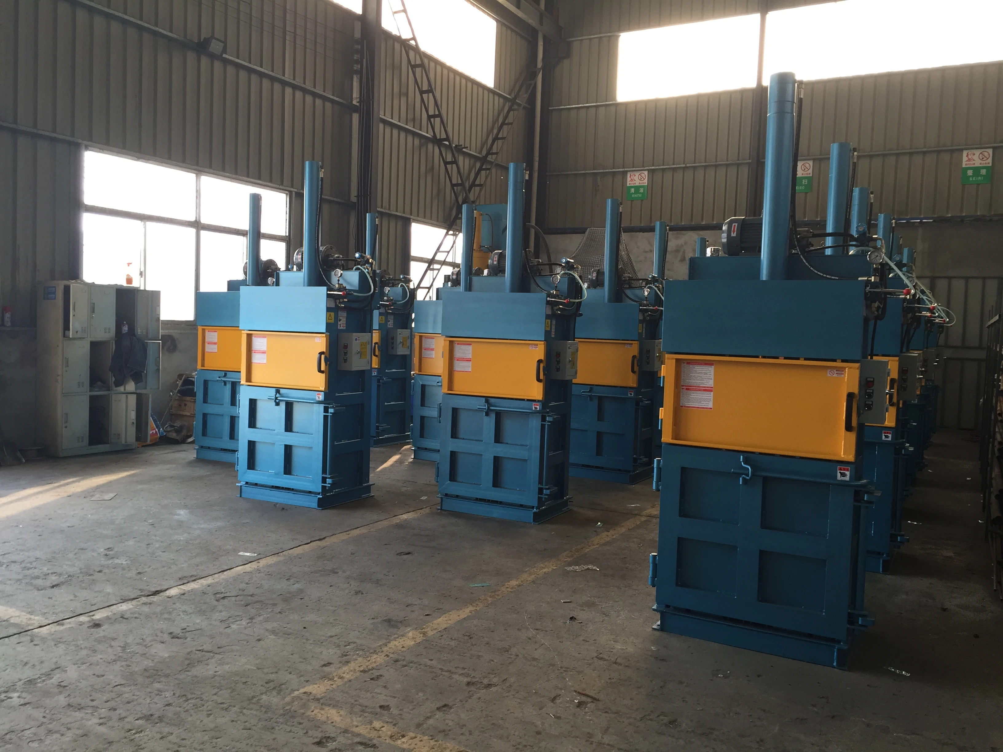 Vertical Hydraulic Carton Paper Cardboard Plastic Bottle Press Baler ...