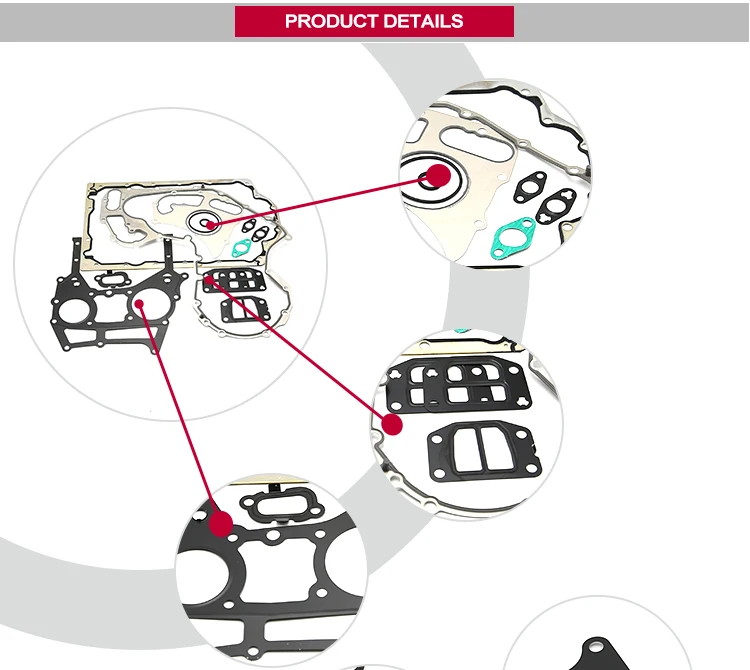 Weltake WMM U5LB0379 Generator Engine 1103 Bottom Gasket Kit for Massey ...
