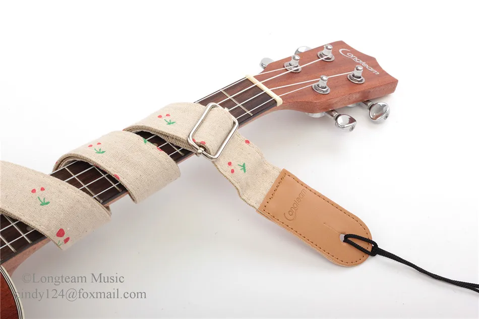 Cotton and Linen Ukulele Strap - Hawaii 4 Strings Guitar Belt
