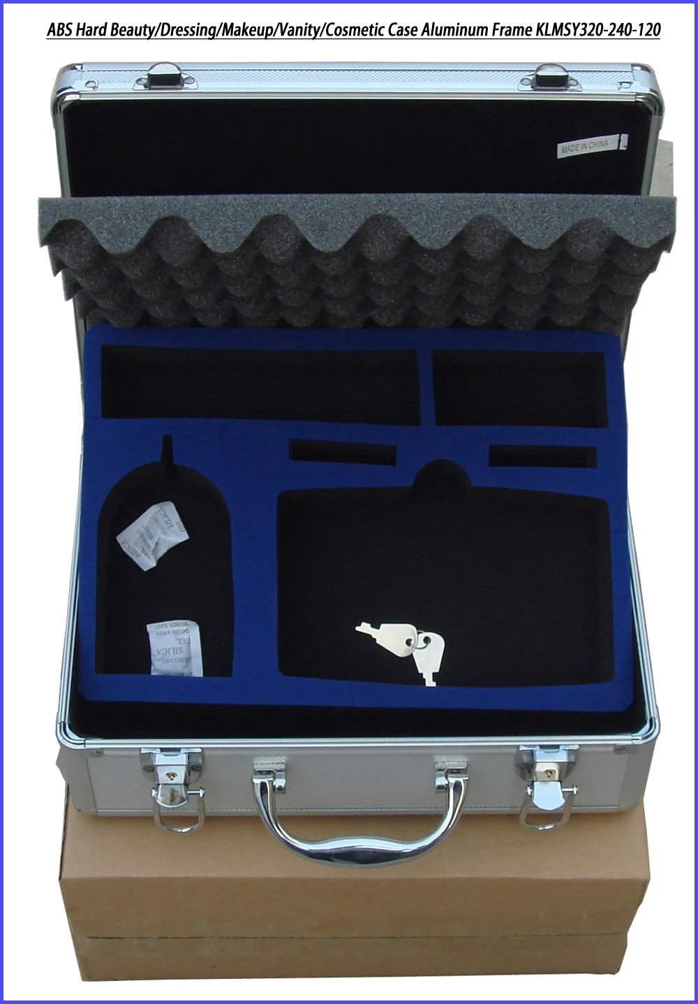 Abs Hard Carry-on Hand Luggage Beauty Dressing Cosmetic Case Aluminum ...