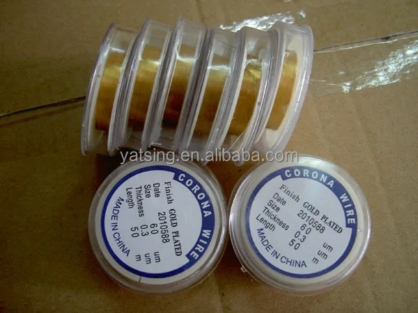 Corona Wire Golden 0.06 - Buy Wire Electrode,Core Wire,Electrical ...