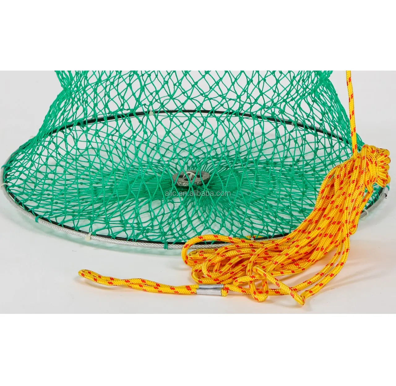 Outdoor Fishing Folding Metal Frame Mesh Floating Fishing Wire Fish ...