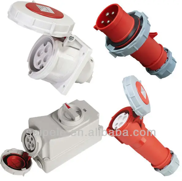 4p 3h 32a Socket For Reefer Container Use - Buy 4p 32a Reefer Container ...