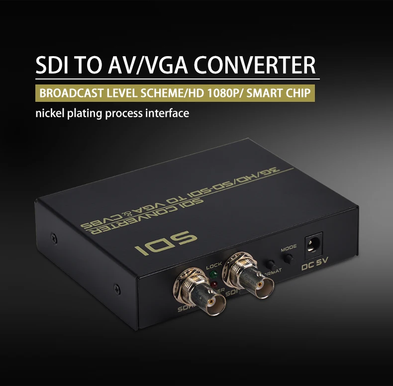 Fjgear Sdi To Vga +cvbs Converter Sdi In And Vga,Cvbs,Sdi Out Converter ...
