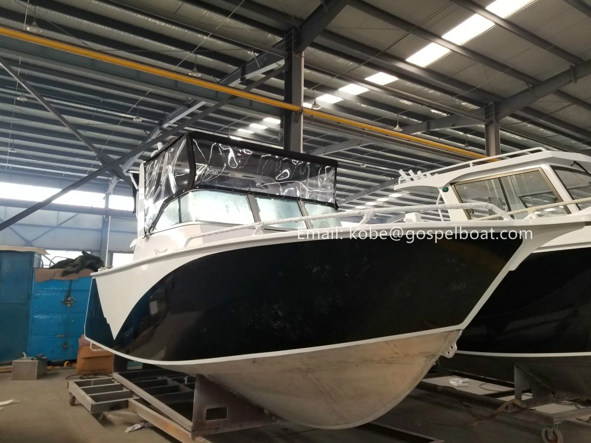 20ft Outboard Engine Speed Boat With Cover Bimini - Buy Aluminum Boat ...