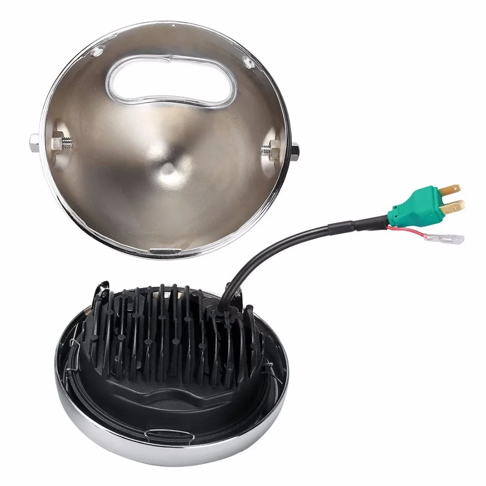 Morsun 5.75" Headlight Housing Bucket Mounting Ring Assembly Adjustable ...