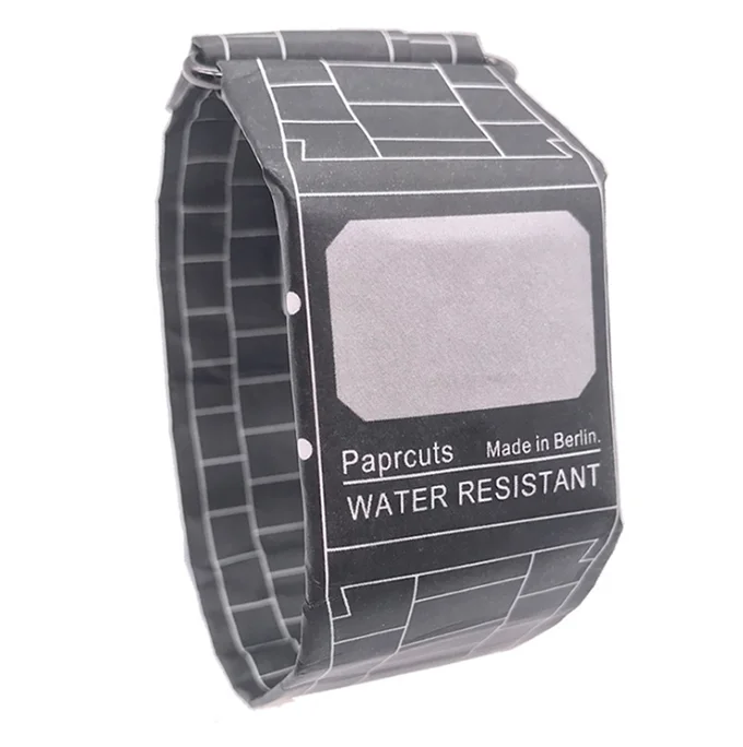 2018 New Design Digital Led Waterproof Tyvek Paper Watch/tyvek E-paper ...
