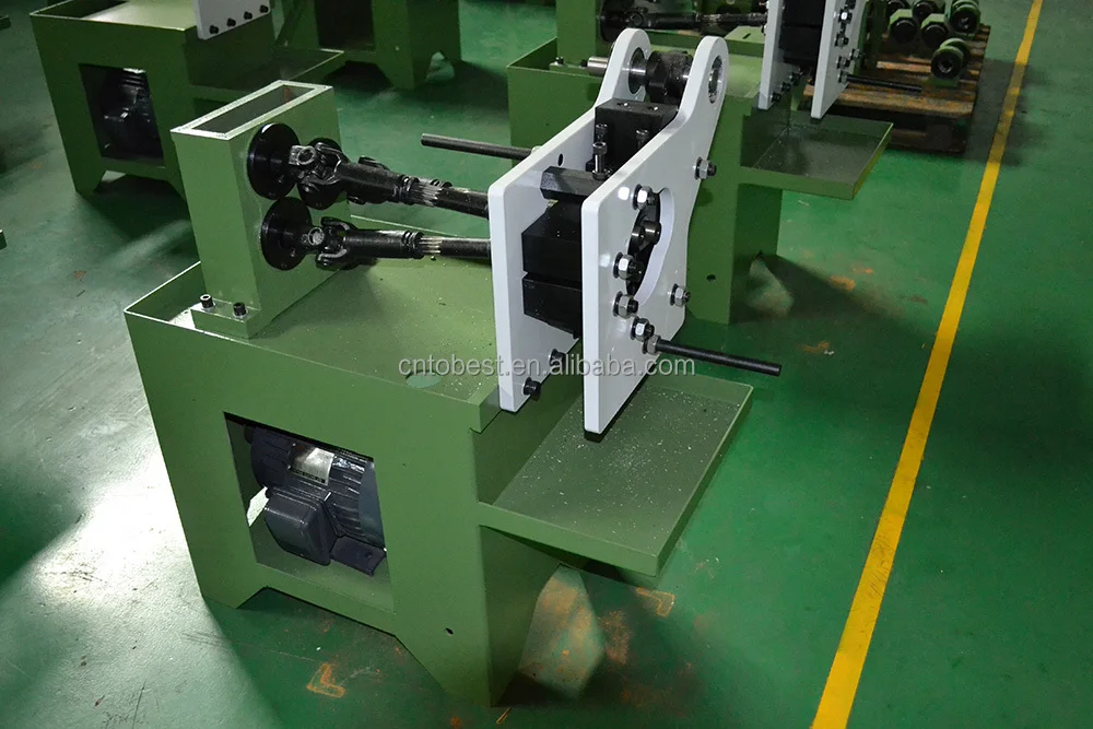 TOBEST Three Rollers Tube Fitting Screw Nipple Machine