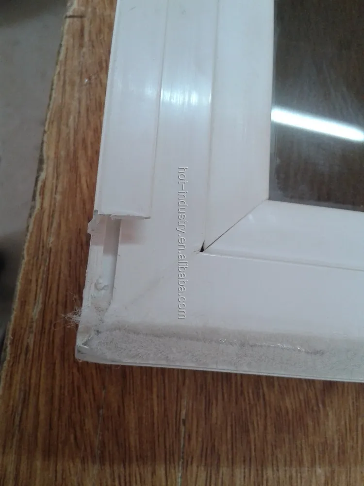 Upvc J-channel American Profile Sliding Windows,Pvc Double Glazing Sash ...