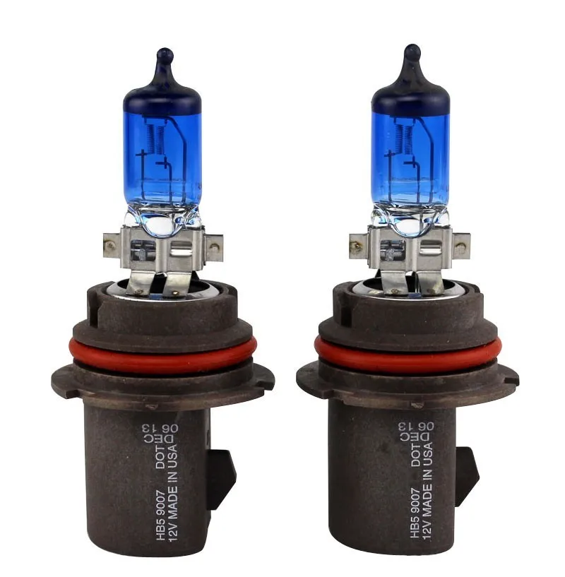 Xencn Super White 9007 Hb5 12v 65/55w 5300k Xenon Look Car Bulbs ...
