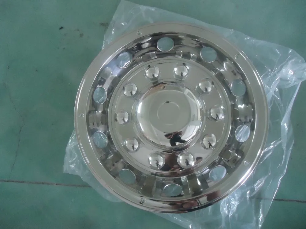 Auto bus stainless steel wheel cover front deluxe style 22.5'' HC-B ...
