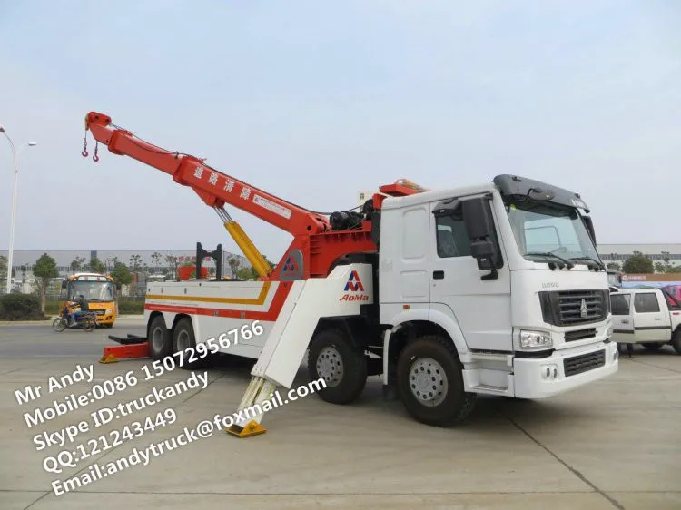 Howo 30 Ton Heavy Rotator Wrecker Tow Trucks For Sale - Buy Heavy ...