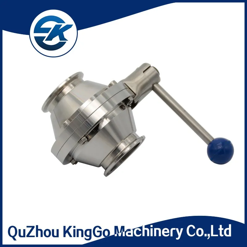 High Pressure Stainless Steel Limit Switch Sanitary 3pc Ball Valve with ...