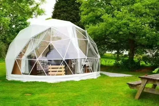 Steel Frame Transparent Pvc Geodesic Garden Igloo Dome - Buy Garden ...