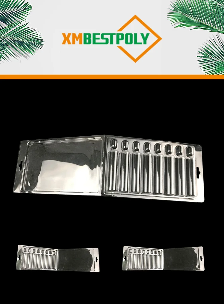 Clamshell Medical Packaging - Customizable Ampoule Trays