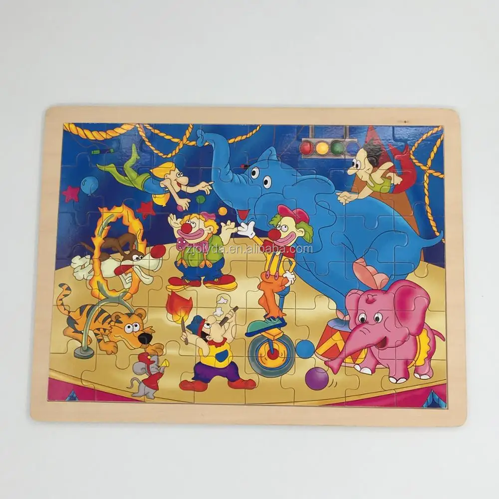 Big Circus Jigsaw Puzzles For Children Diy Educational Toy - Buy Jigsaw ...