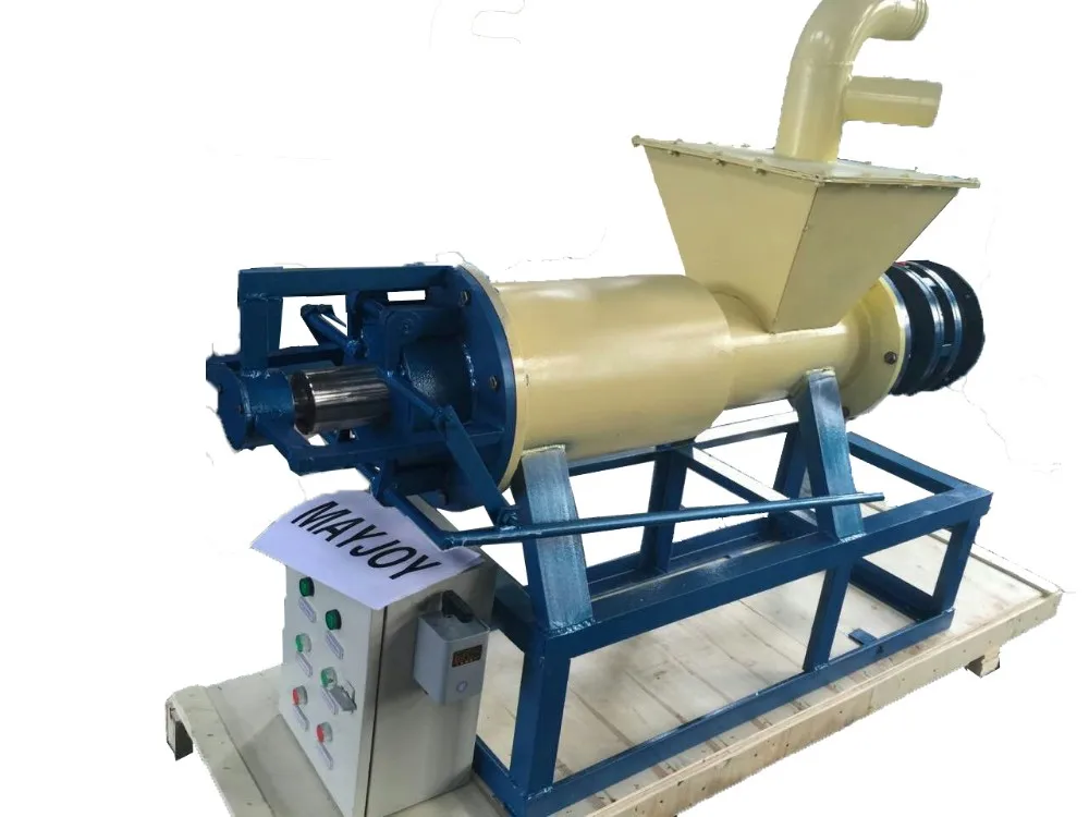 High Capacity Solid Liquid Separator Cow Dung Cleaning Machine - Buy ...