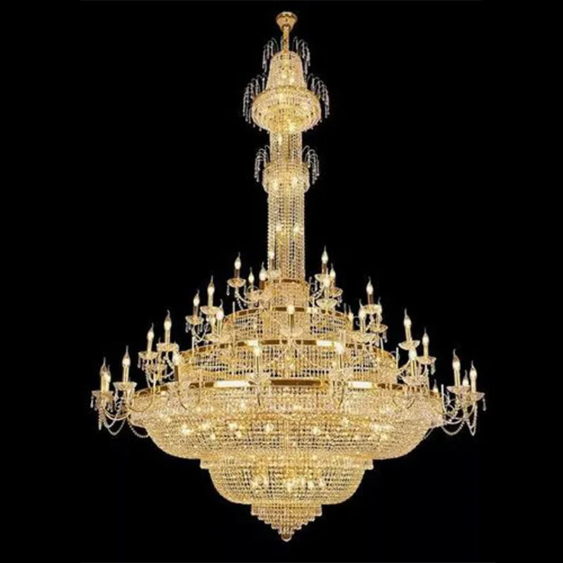 Crystal Large Pendant Lamp - Luxury LED Islamic Chandelier