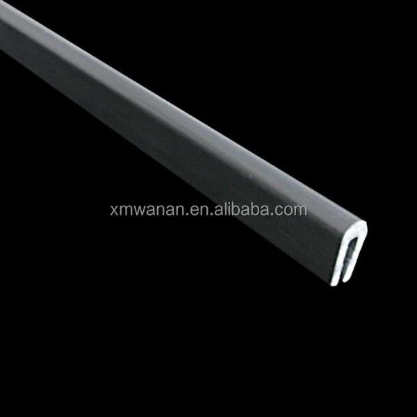 10 Mm U Shaped Hard Plastic Pvc Trim For Glass - Buy Pvc Trim,Plastic ...