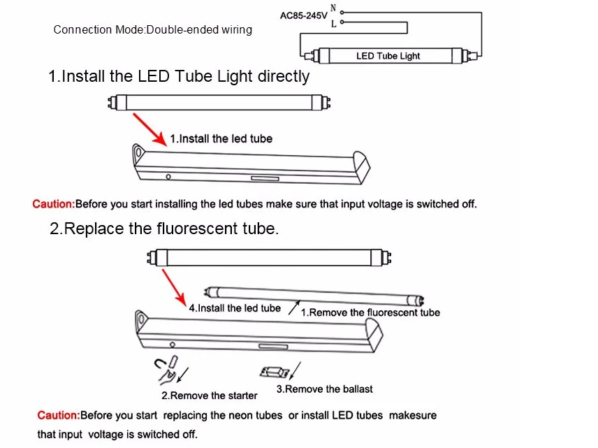 Ac85-265v 15w Led Tube Lighting T5 T8 With Ce Rohs 120cm 150cm - Buy ...