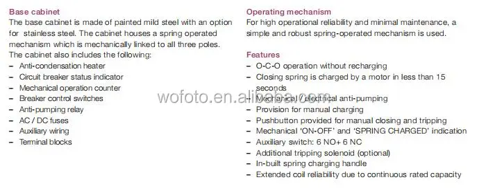 Ovb-vbf 40.16.32 Abb Outdoor Vacuum Circuit Breaker Abb Ovcb - Buy Ovb ...