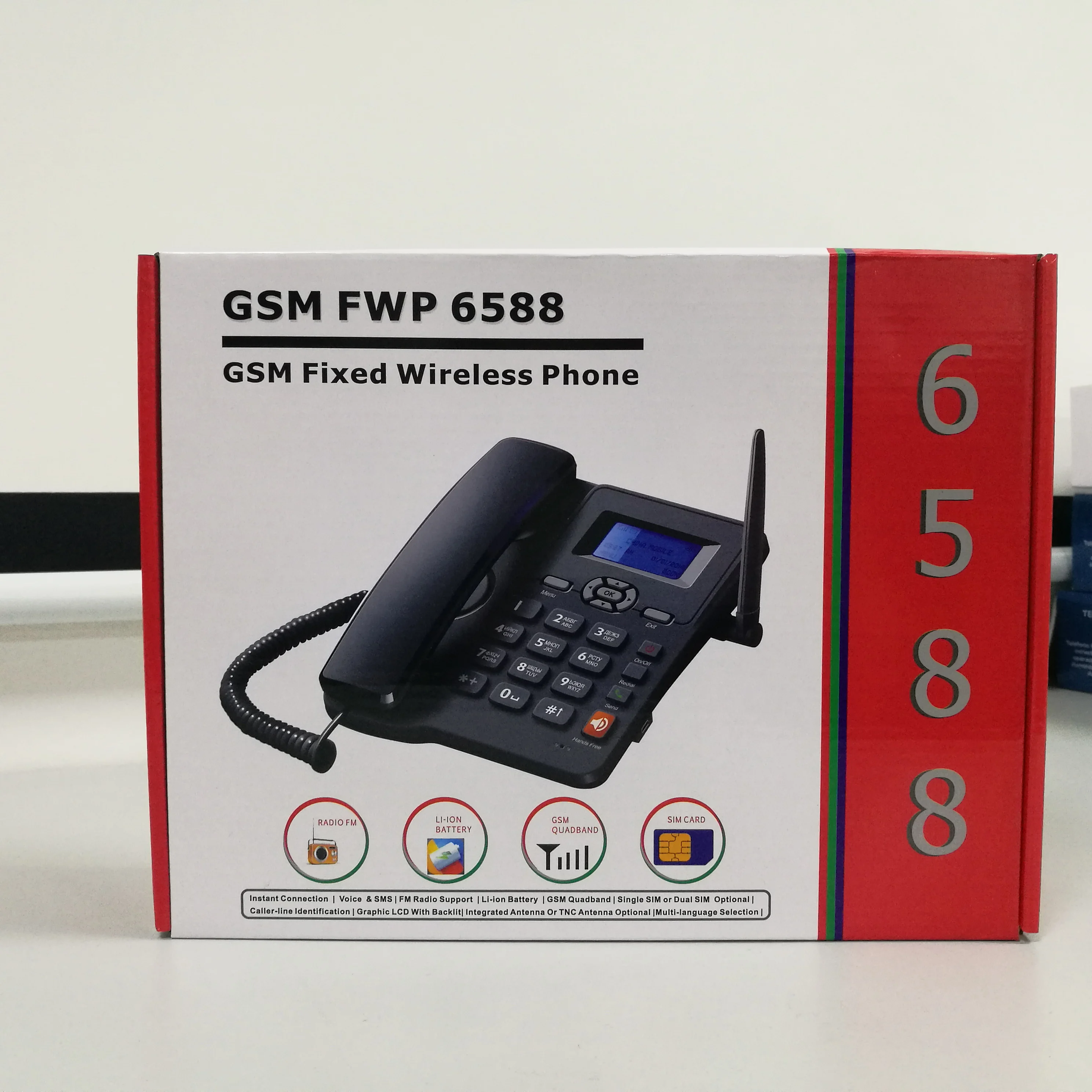 Manufacturer 2g Gsm Fixed Wireless Desktop Phone With 1 Or Dual Sim ...