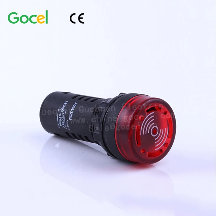 22Mm Rode Led Knipperende Zoemer Indicator Licht, 12V / 24 Volt Alarm Buzzer AD16-22SM| Alibaba.com