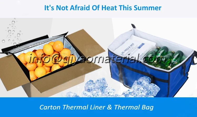Eco Friendly Frozen Food Aluminum Foil Foam Bubble Insulated Cooler ...