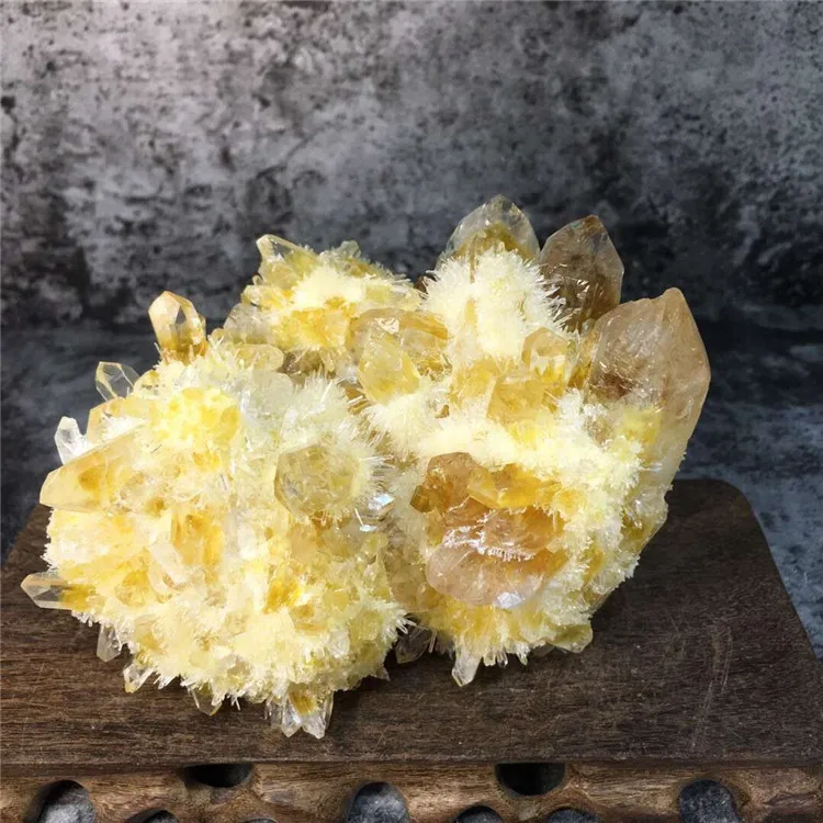 Wholesale Natural Rough Citrine Quartz Cluster Natural Citrine Cluster ...