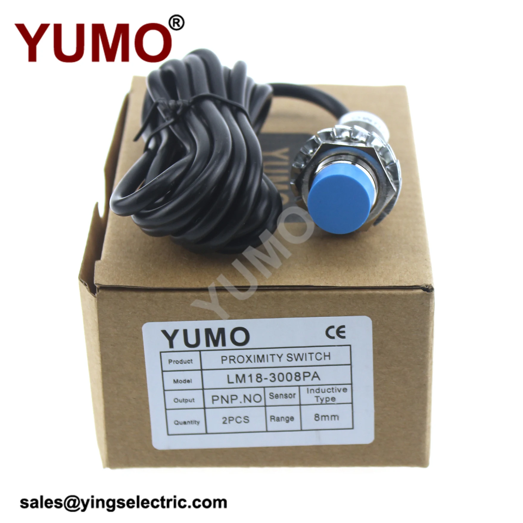 YUMO LM18-3008PA Proximity Limit Switch - Inductive Sensor