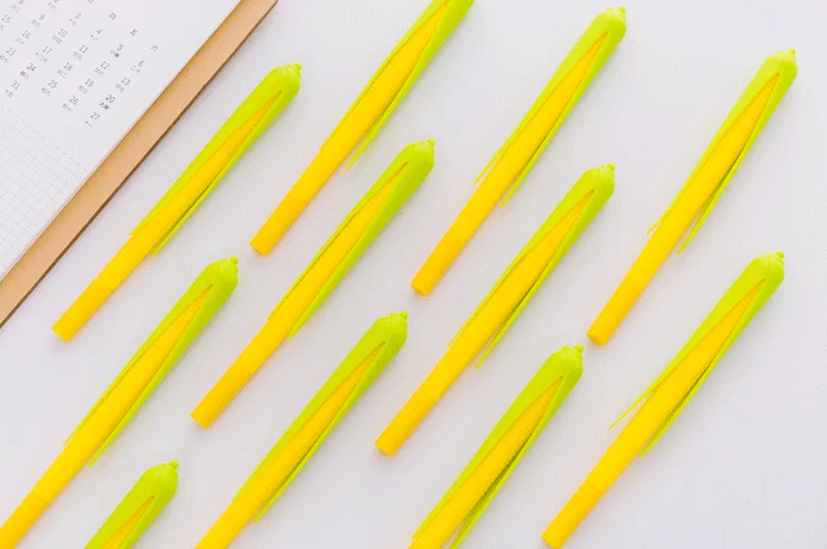 Trusbest Novelty Design Corn Shape Pen - Erasable Gel Ink