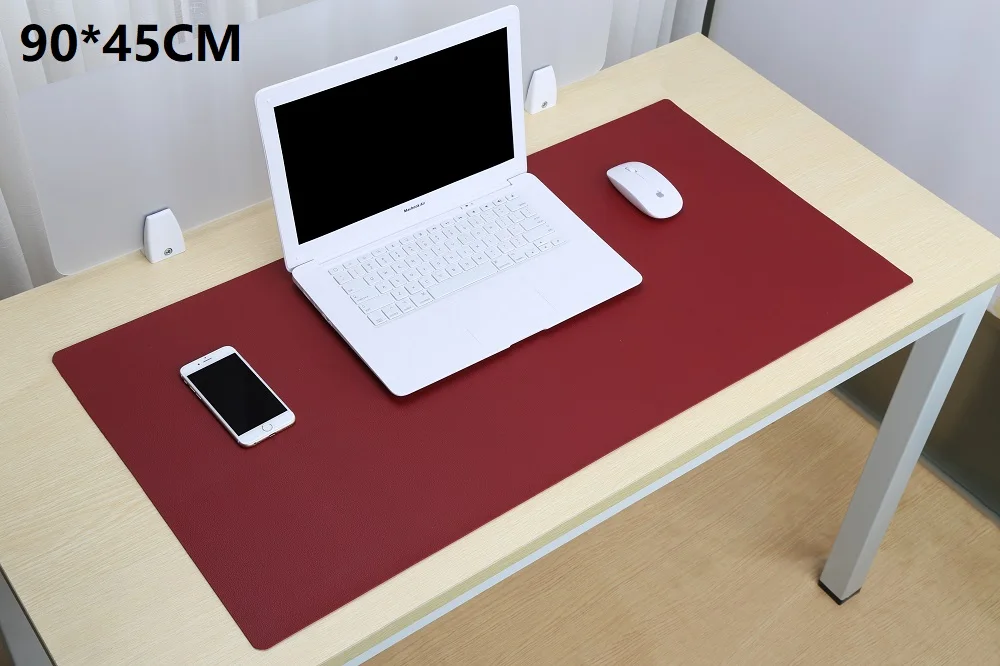 2019 Custom Office Faux Leather Round Corner Large Mouse Desk Pad 60*30 ...