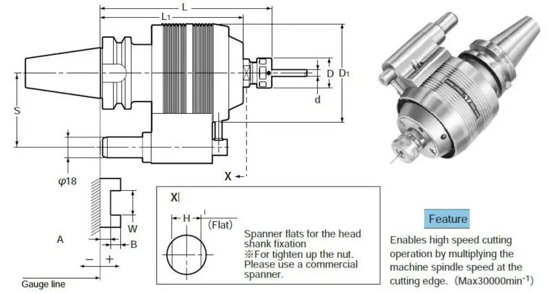 Hyper Spindle(speed Increaser),Tool Holder - Buy Tool Holder Bt50,Hyper Spindle,Tool Holders ...