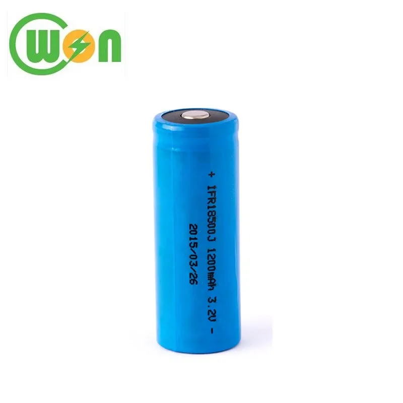 Ifr 18500 1000mah 3.2v Rechargeable Battery Ifr18500 1200mah Lifepo4 ...