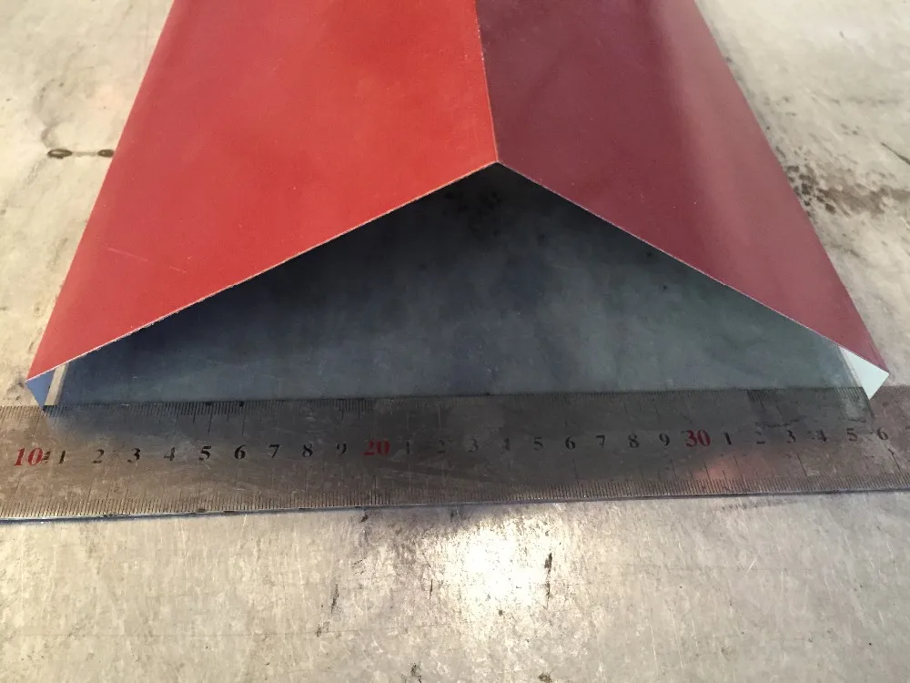 Colored Galvanized Roof Accessories /ridge Cap/ Gutter - Buy Colored ...