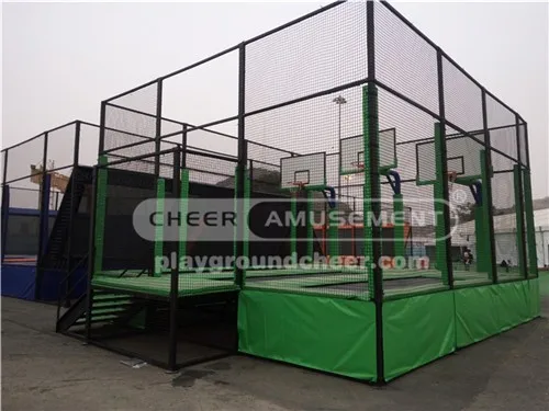 Trampoline Park,Square Trampoline Nanjing Cheer Amusement Big Indoor ...