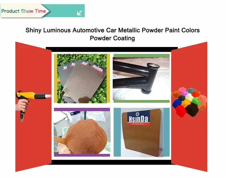 RAL Shades Colors Powder Coating with Tex Shiny Luminous