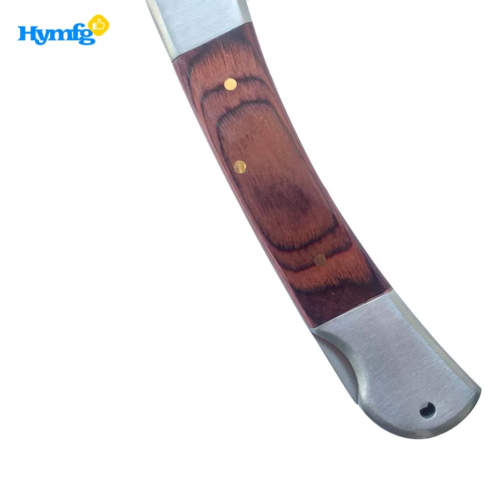 Pakka Wooden Handle Folding Pocket Knife Folding Hunting Knife - Buy ...