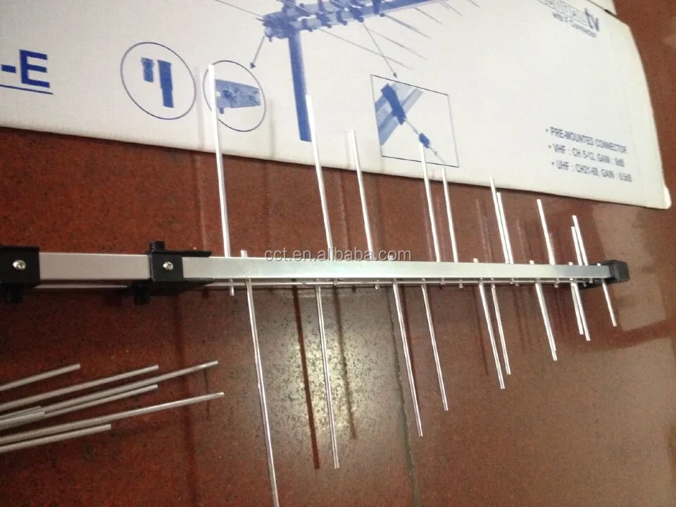 Cct 32 Element Log Periodic Tv Outdoor Antenna Vhf/uhf/fm Digital Ready ...