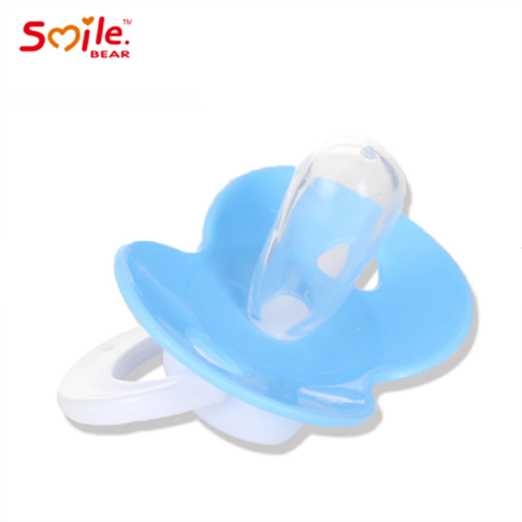 Smilebear 100% Eco-friendly Silicone Pacifier Holder Baby Pacifier ...