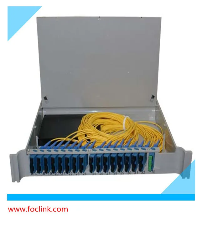 Rack Mount 1*32 Optical Plc Splitter 1u 19 Inch - Buy 1*32 Plc Splitter ...