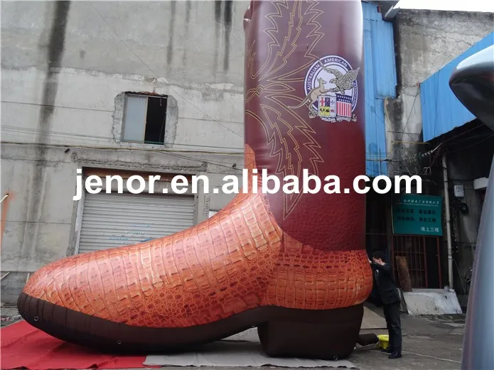 High Advertisement Inflatable Cowboy Boots - Fashionable Fun