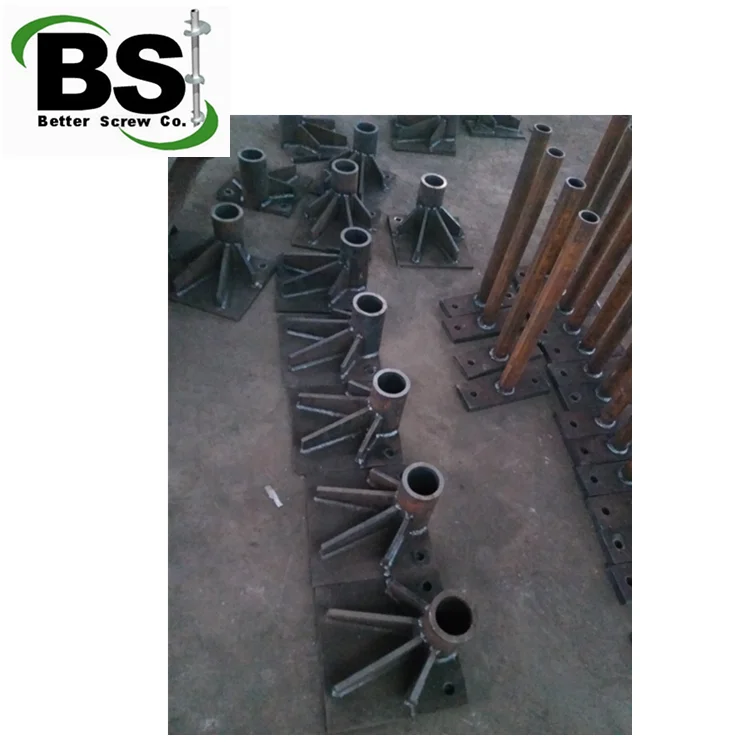 New Construction Steel Push Pier Support - Buy Steel Push Pier,Push ...