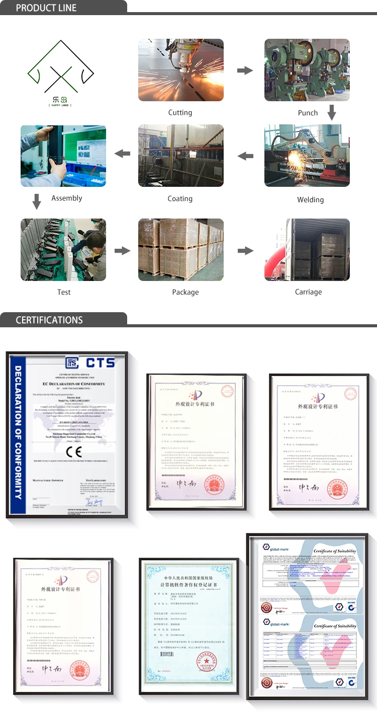 Height Adjustable Laptop Desk - Linear Actuator Riser