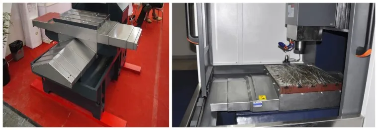 Shenghao Steel Telescopic Cover CNC Machine Guards