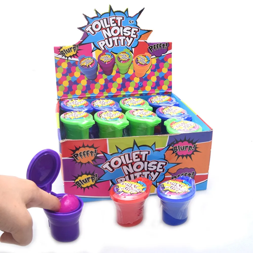 ZQX29 Crystal Clay Toilet Fart Mud Slime - Fun DIY