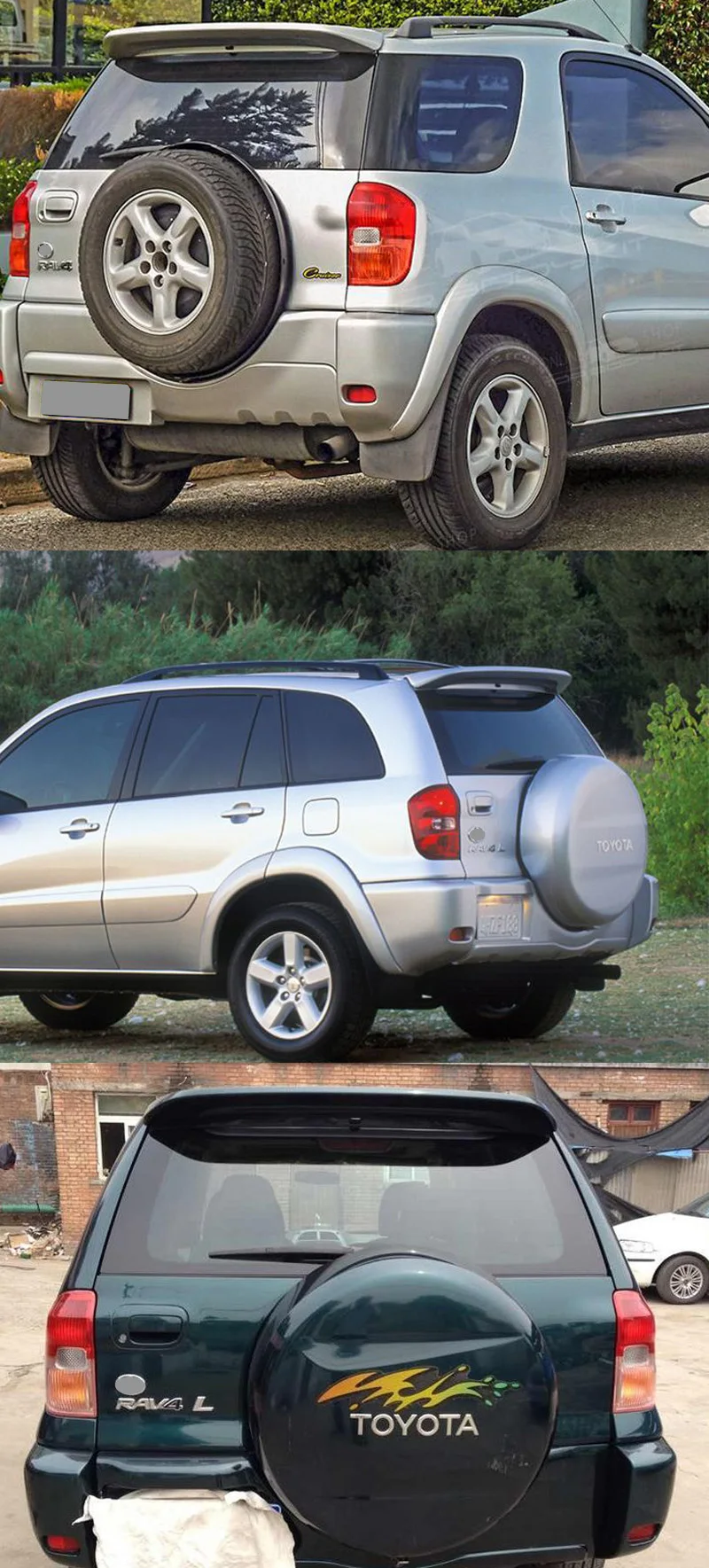 ABS CAR REAR ROOF SPOILER WING for TOYOTA RAV4 2001-2010| Alibaba.com